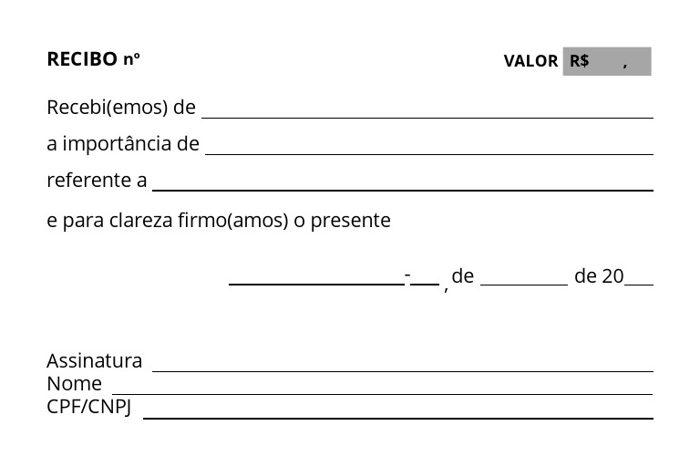 Recibo Simples - Recibo Online Prático e Seguro - Configuracao