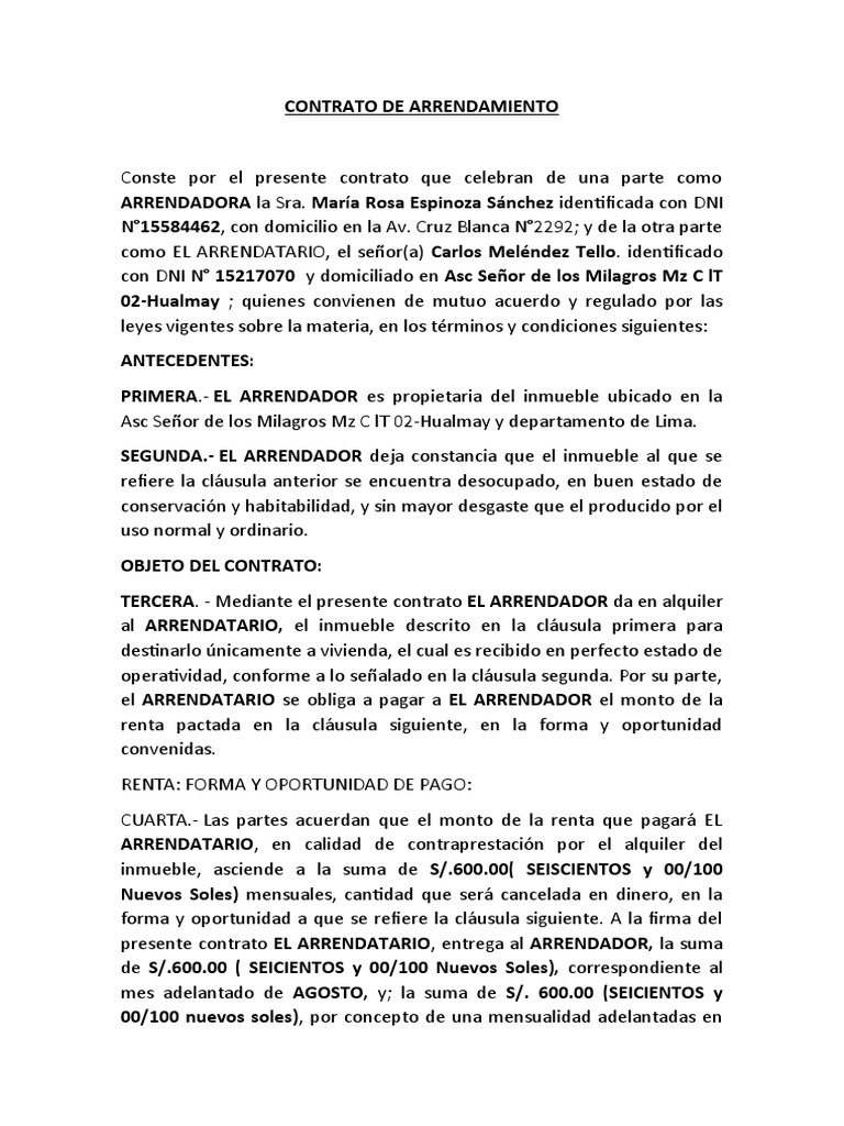 CONTRATOS | PDF