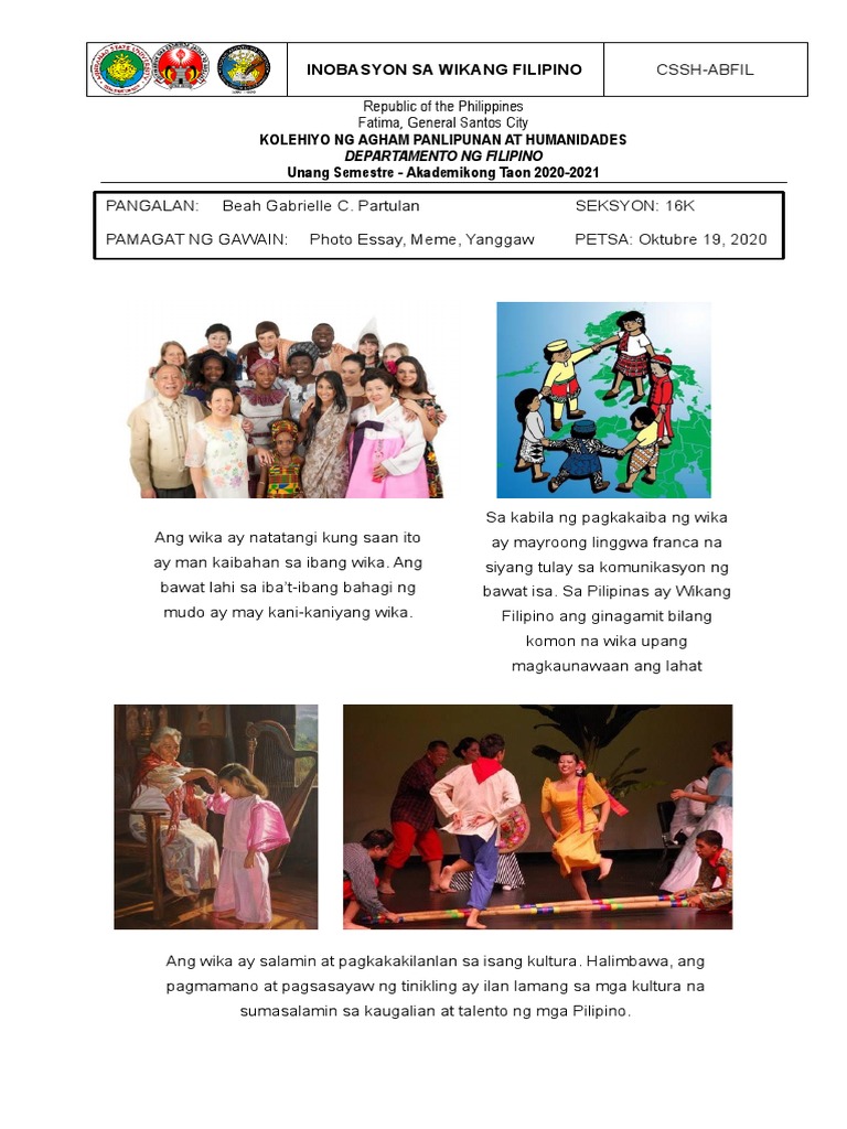 PAGGANYAK (Unag bahagi ng modyul) | PDF