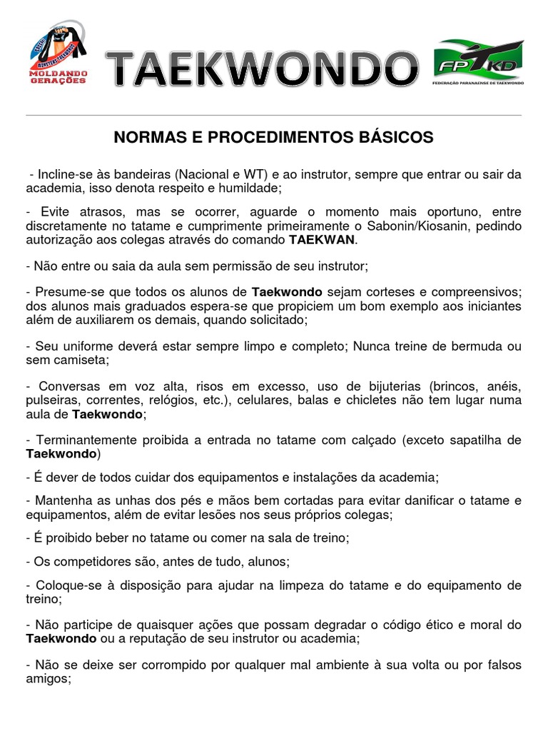 Normas e Procedimentos Basicos | PDF