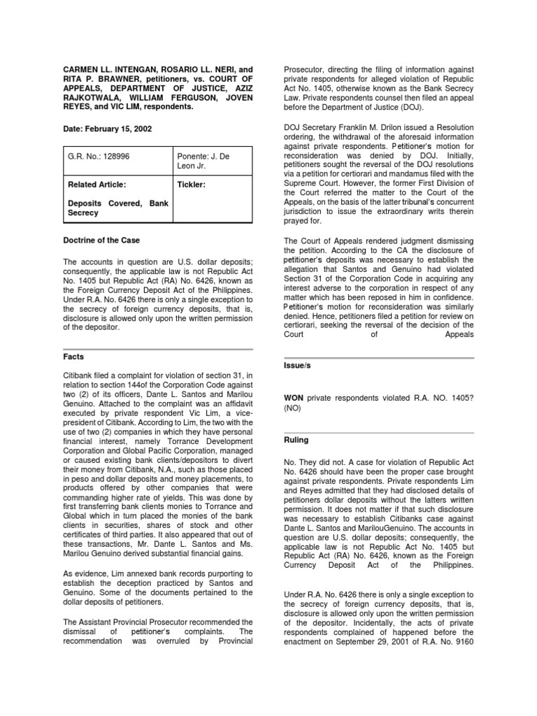 Intengan vs. Court of Appeals | PDF | Complaint | Appeal