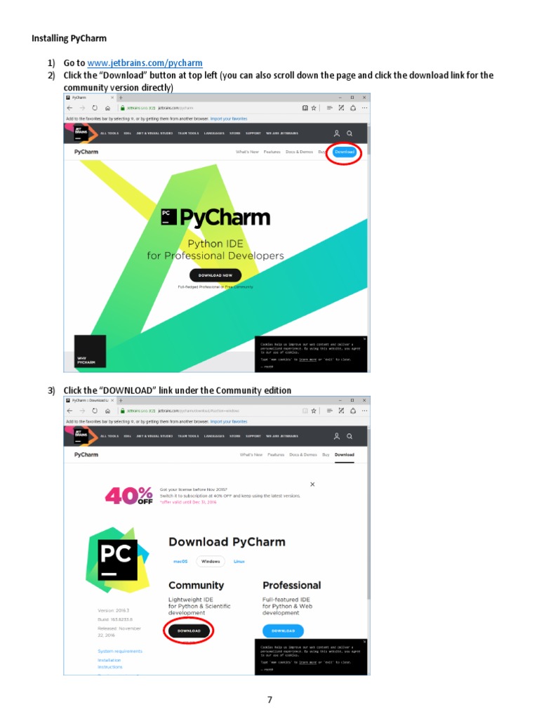 Lecture 04 - Installation PyCharm | PDF | Computer File | Computer Architecture