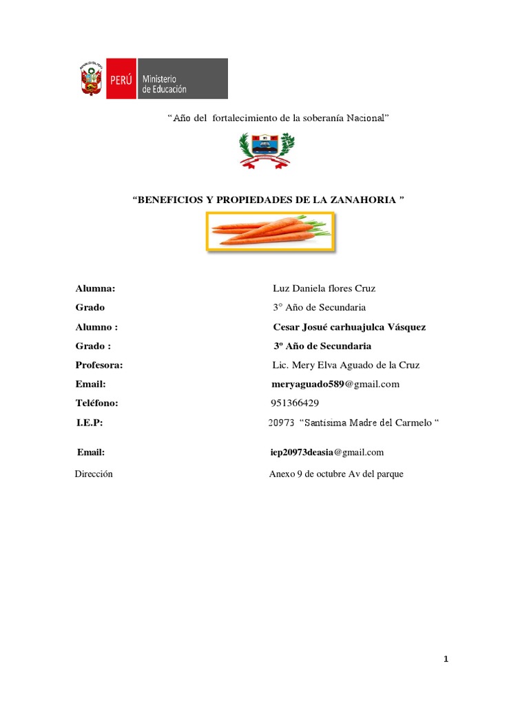 Proyecto EUREKA 2022 | PDF | Vegetales | Alimentos