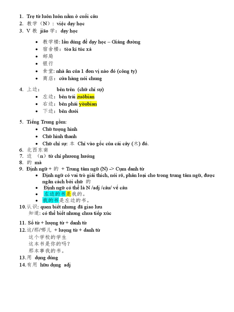 GIÁO TRÌNH BOYA SƠ CẤP 1 BÀI 4 图书馆在哪儿 | PDF