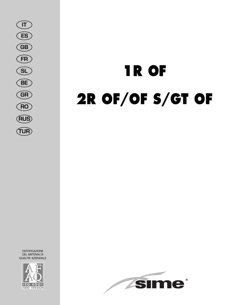Manual 1R - 2R OF. | PDF | Chimenea | Calor