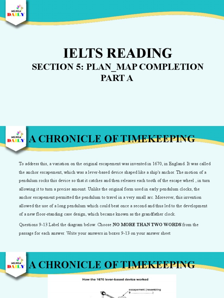 Ielts Reading Section 5 | PDF | Pendulum
