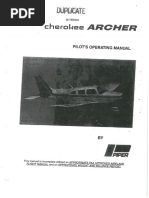 Piper Warrior PA28-151 POH 1974 PDF | PDF