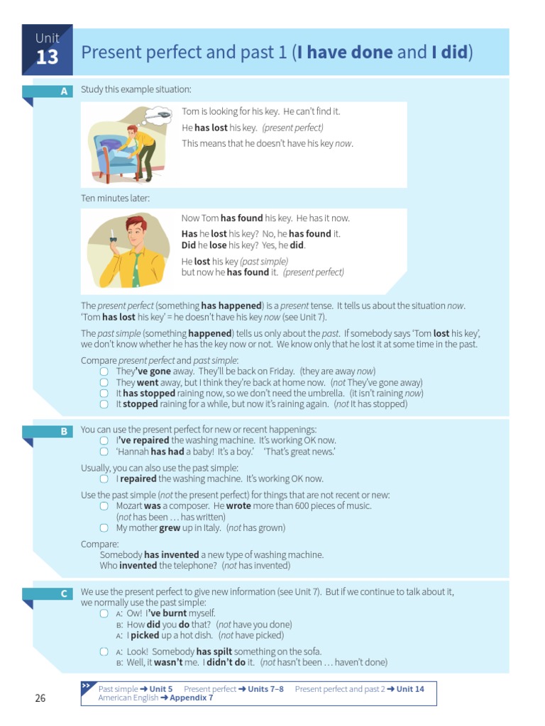 English Grammar in Use Sample Paper Present Perfect | PDF