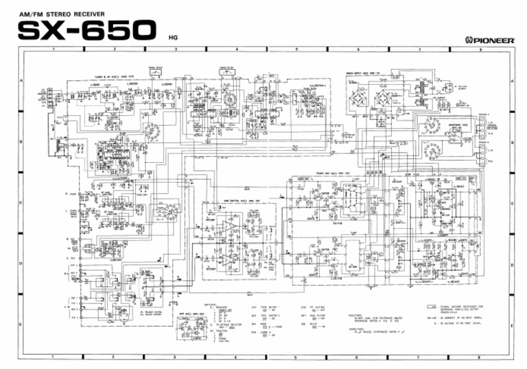 Hfe Pioneer Sx-650 HG Schematic | PDF