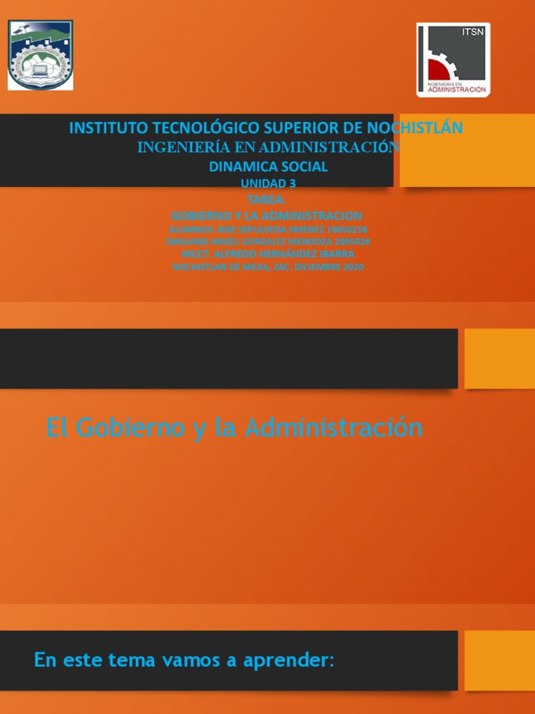 Gobierno y La Administracion | PDF | Ciencias Políticas | Gobernancia