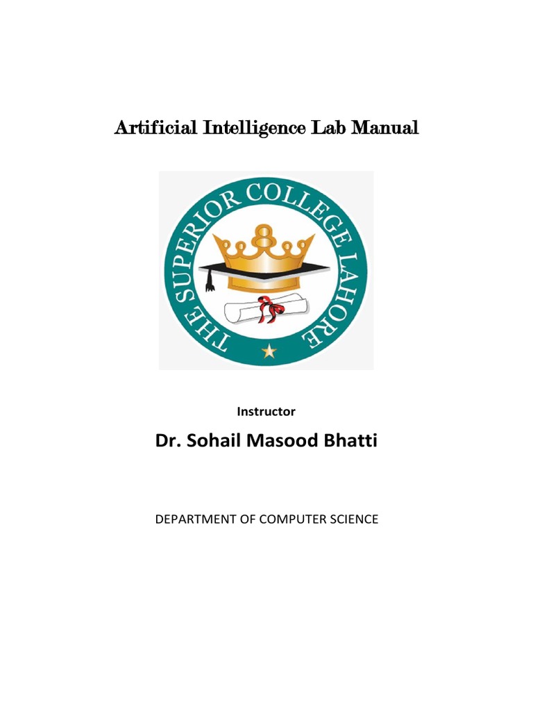 AI Lab Manual Sohail Masood - 2 | PDF | Computer Program | Programming AI Lab Manual Sohail Masood - 2 | PDF | Computer Program | Programming