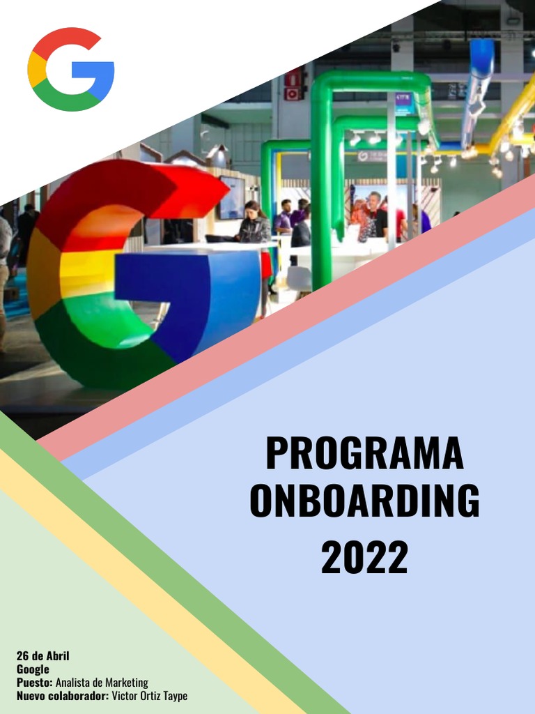 On Boarding Empresa GOOGLE | PDF | Business | Marketing