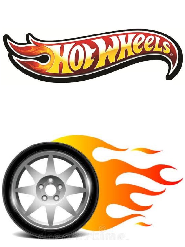 Hot Wheels Logos - 4 Hojas Tamaño Carta | PDF