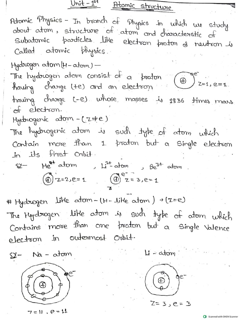 Modern Physics Unit 1 | PDF