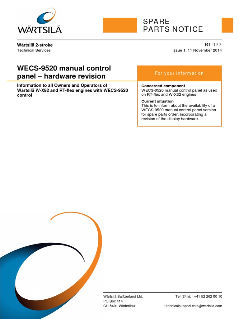 RT-177 - WECS-9520 MCP - Hardware Revision | PDF | Computing