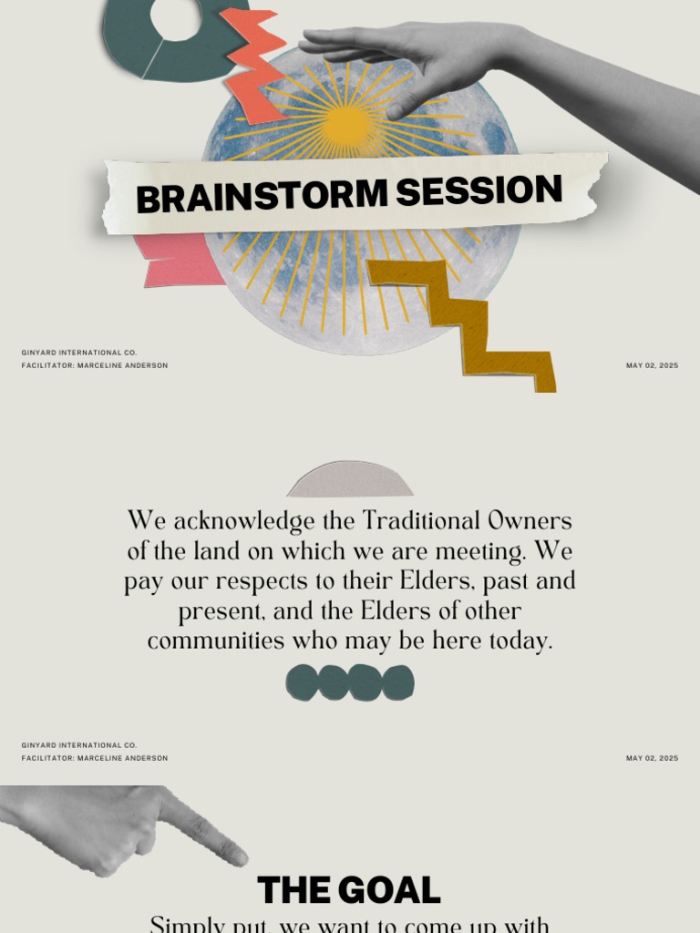 Colorful Scrapbook Brainstorm Session Presentation | PDF