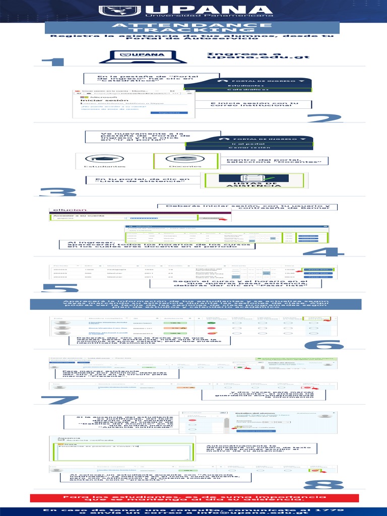 3 Docentes ATTENDANCE TRACKING Cómo Pasar Lista | PDF | Informática ...