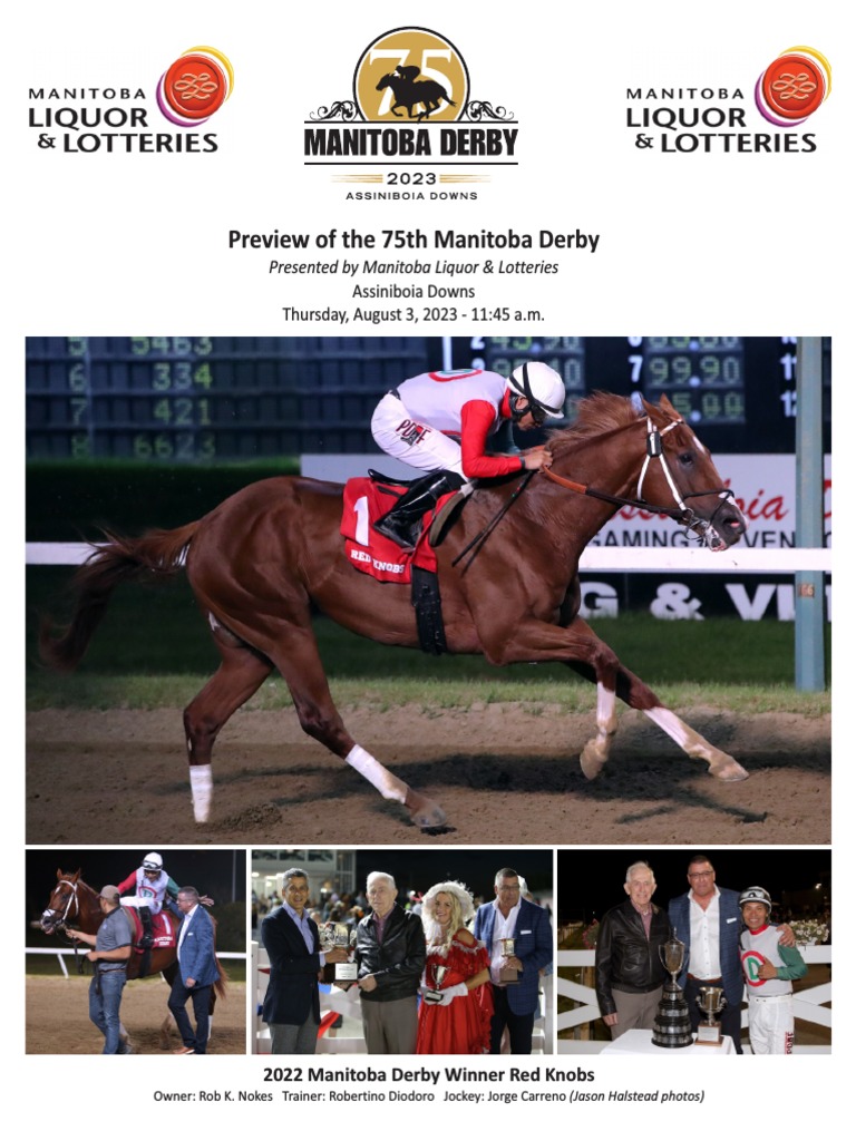 2023 Manitoba Derby Media Kit | PDF | Horse Racing | Horse Races