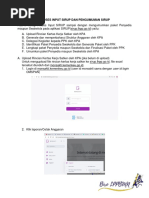 PANDUAN INPUT RUP - Akun PPK | PDF