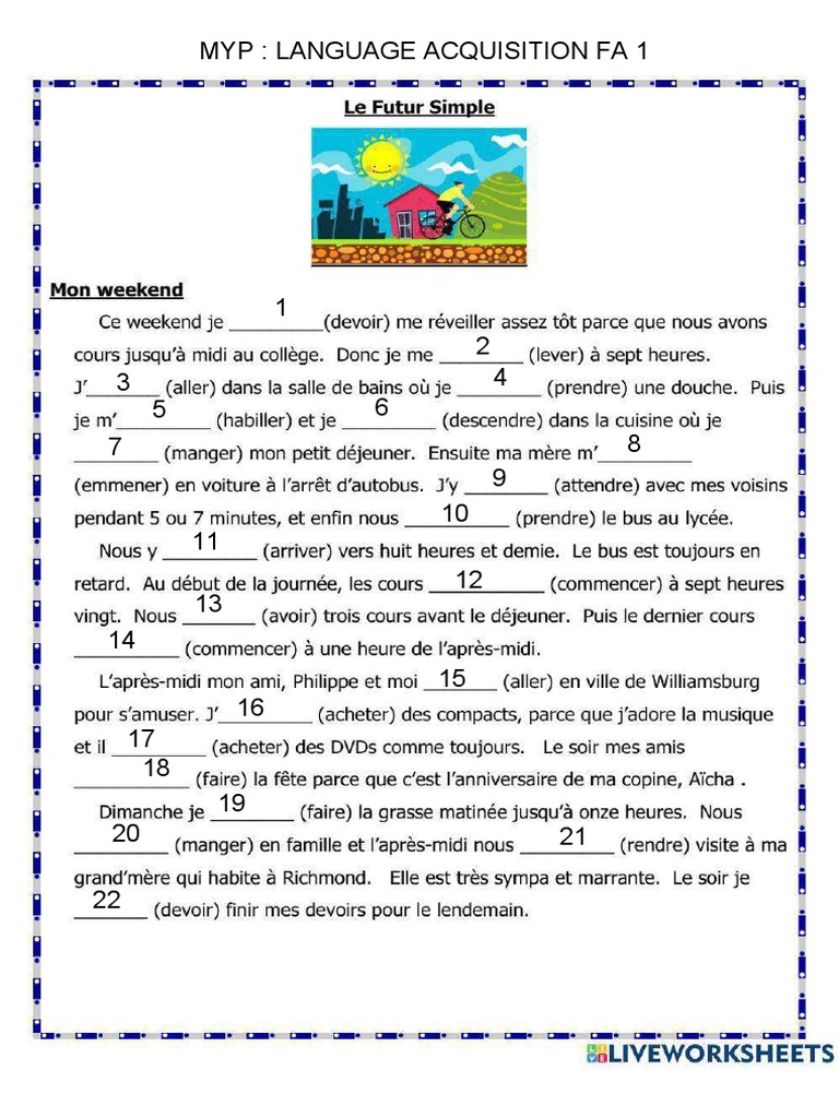 Myp: Language Acquisition Fa 1 | PDF