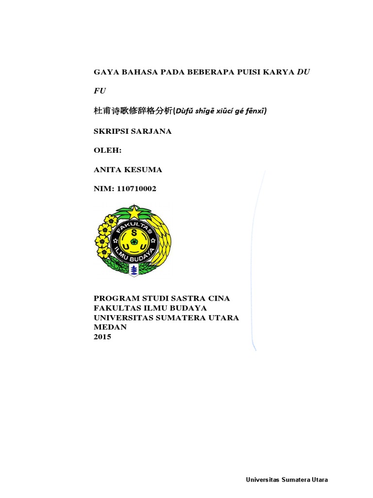 Kumpulan Puisi Du Fu | PDF