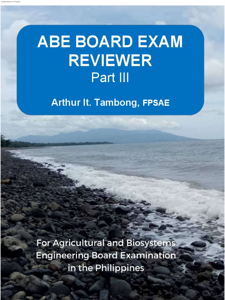 ABE Board Exam Reviewer Part III by Arthur Tambong 2022 | PDF