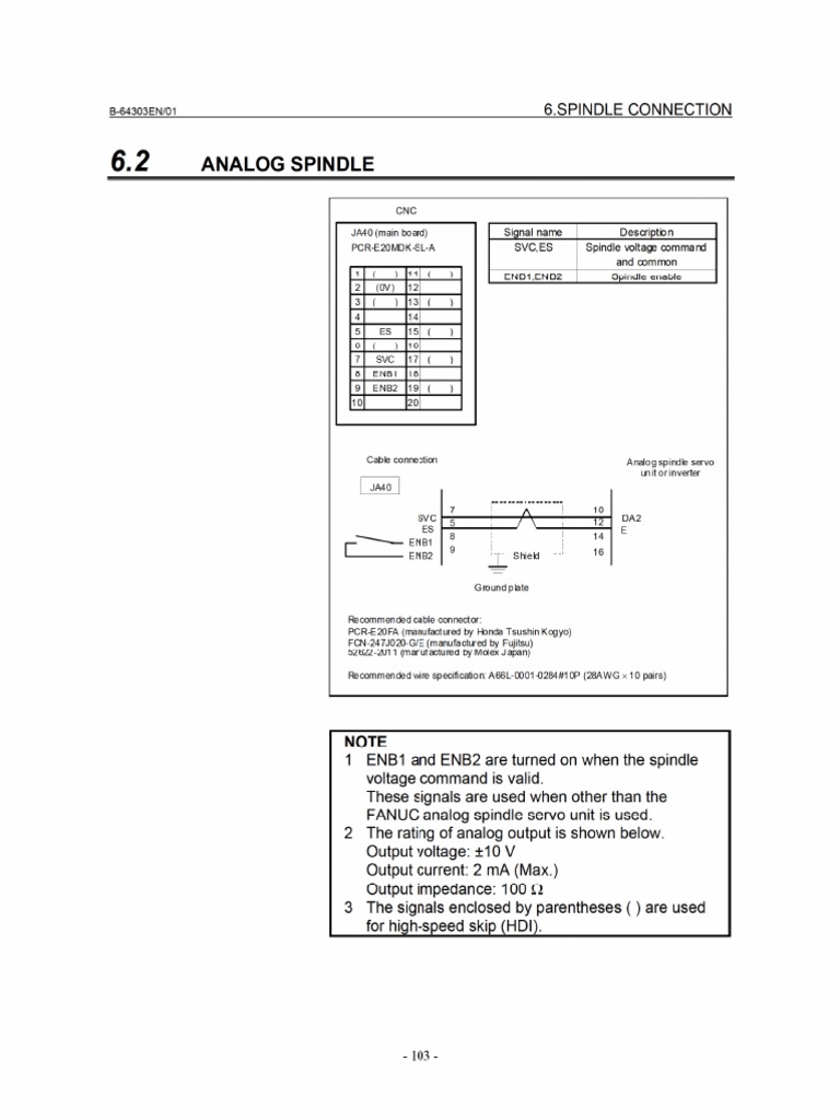 Ja40 Analog Spindle | PDF