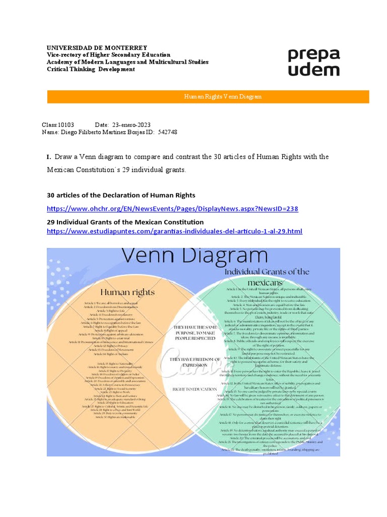 Human Rights Venn Diagram | PDF