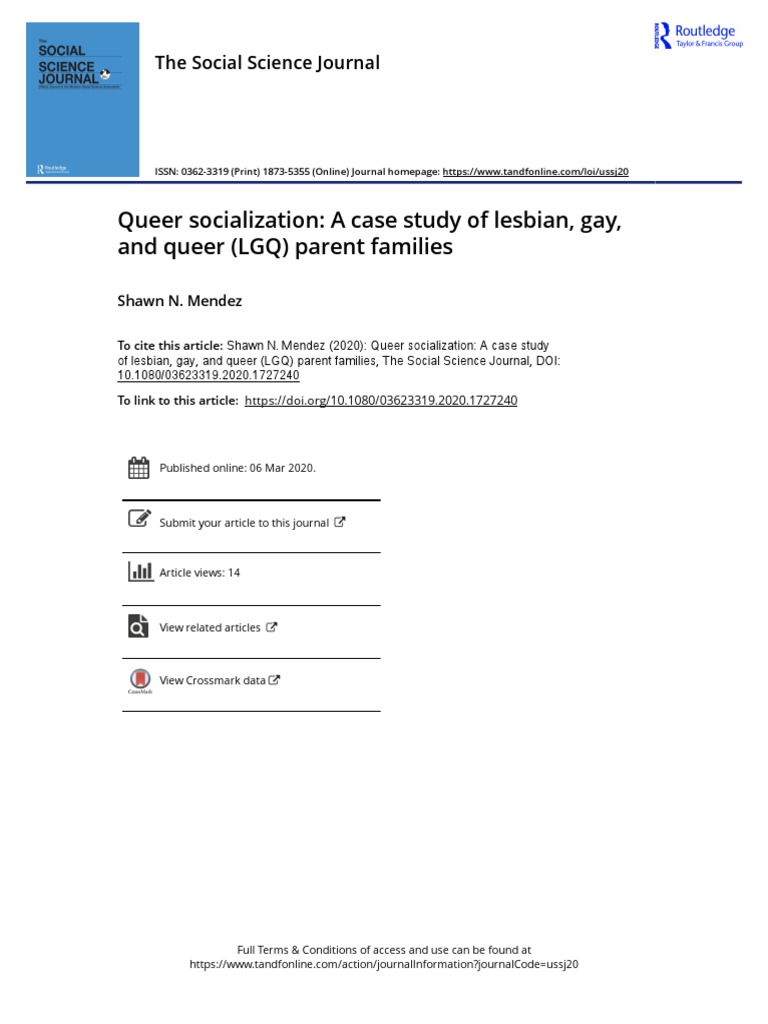 Case Study Lesbian 1 | PDF | Socialization | Gender