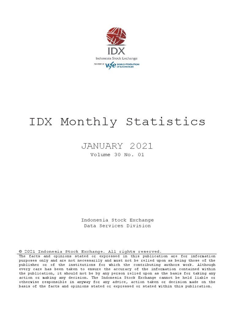 IDX Monthly Trading Insights | PDF | Exchange Traded Fund | Stocks
