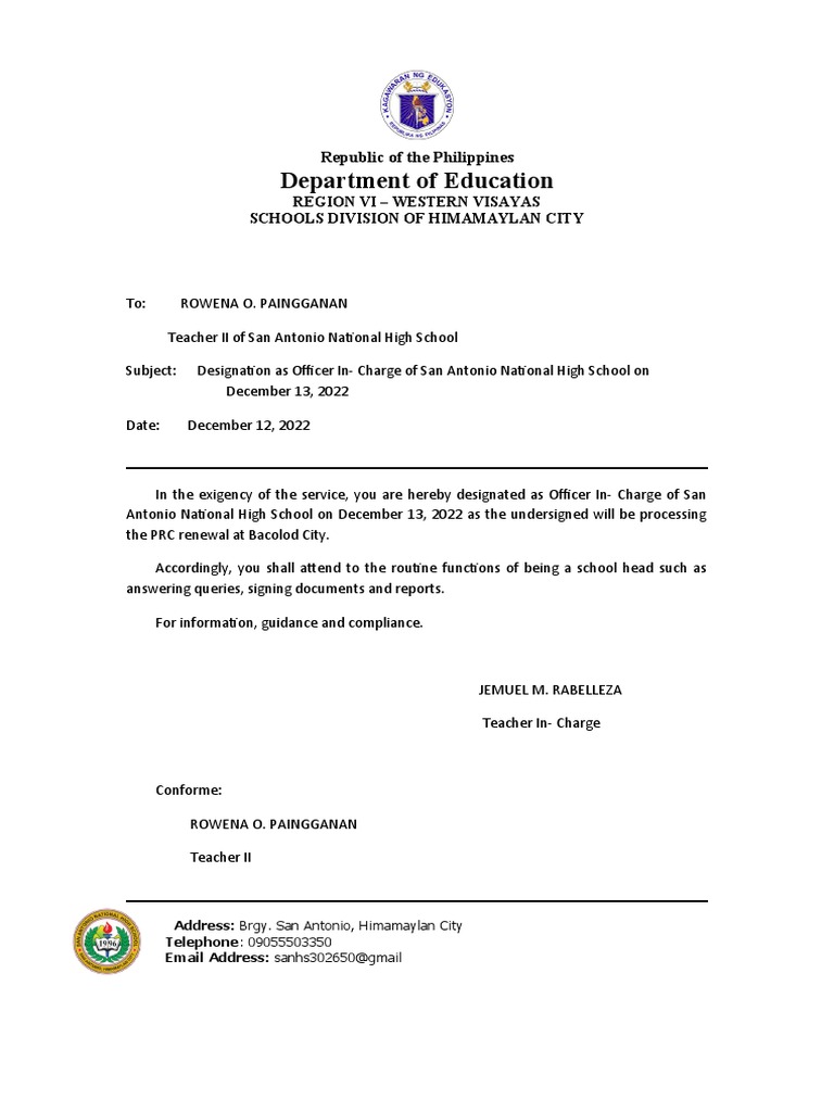 LETTER For Carolling | PDF