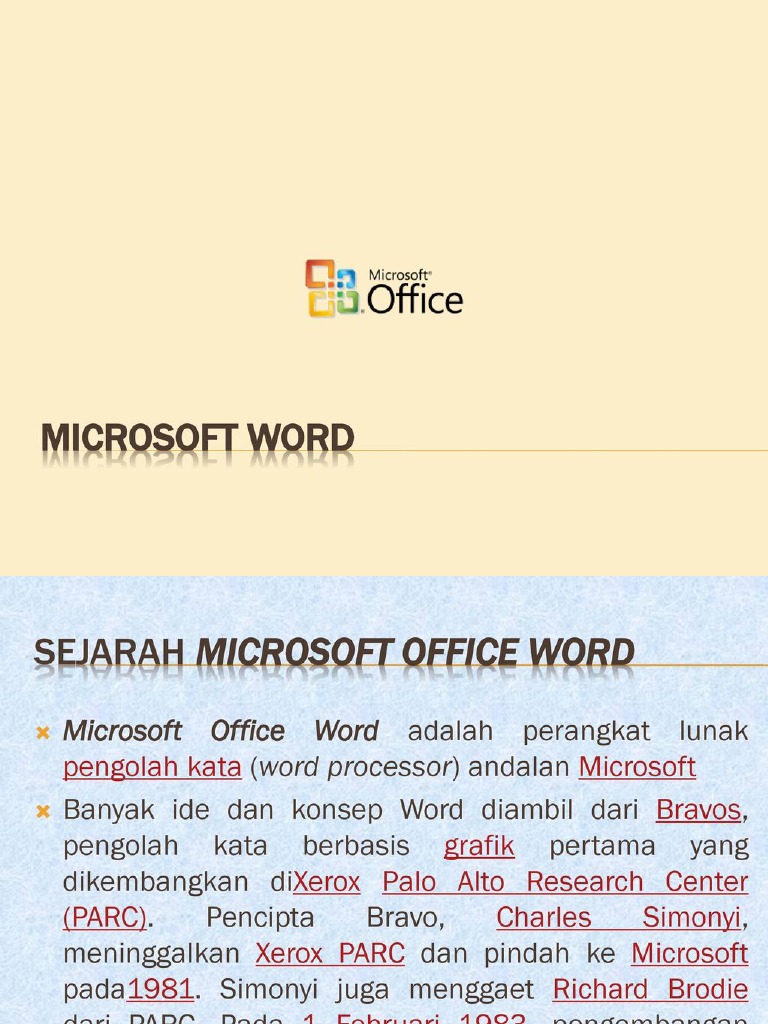 Materi Microsoft Word | PDF