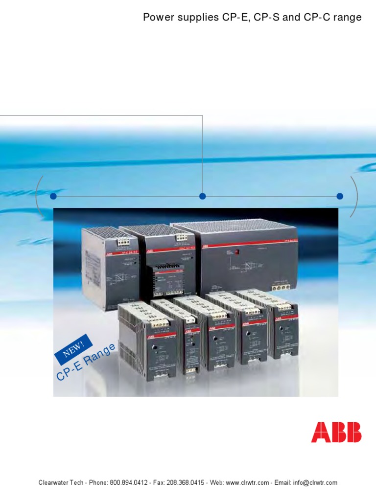 ABB Power Supply | PDF | Power Supply | Alternating Current