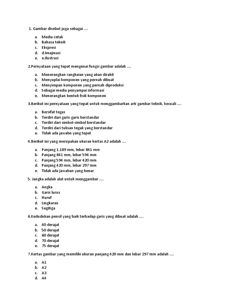 Soal Gamtek | PDF