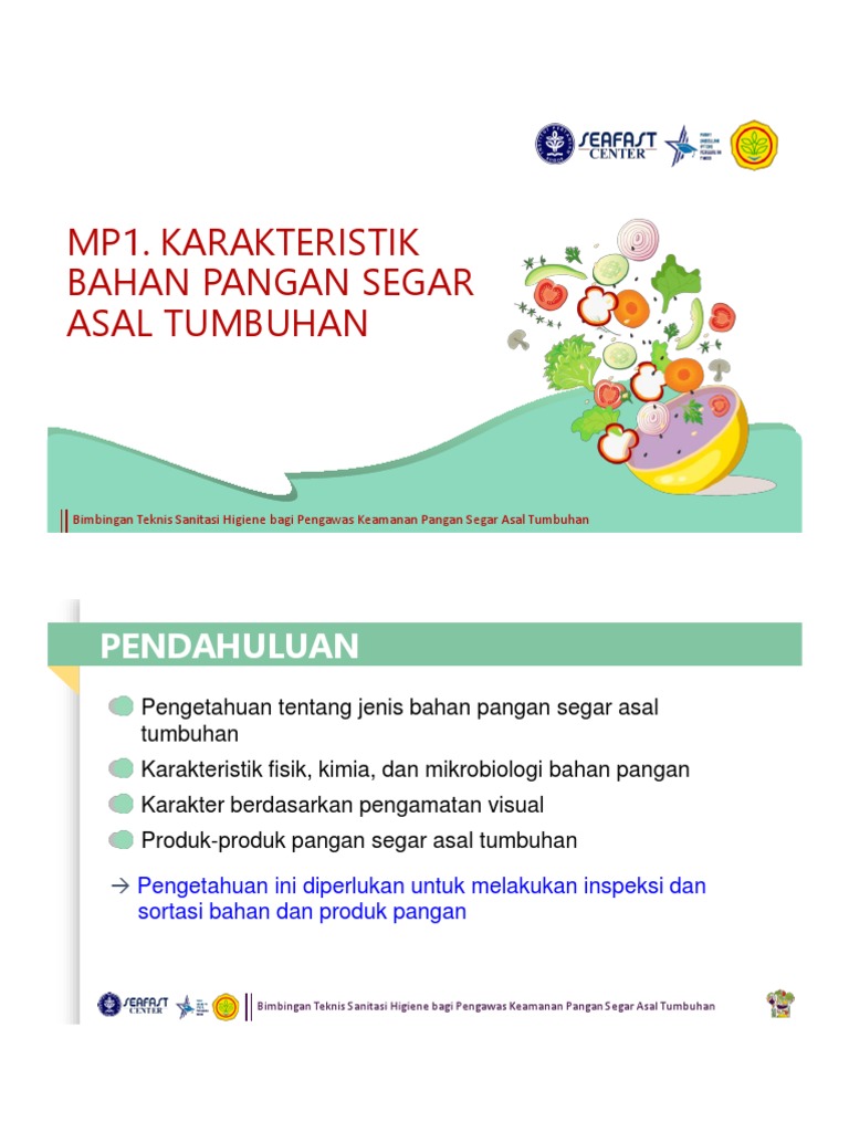 Karakteristik Keamanan Pangan Segar | PDF