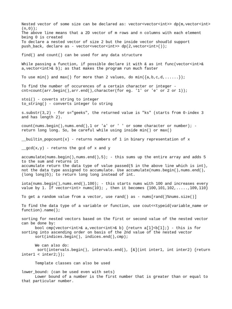C++ STL | PDF | Mathematical Logic | Computing