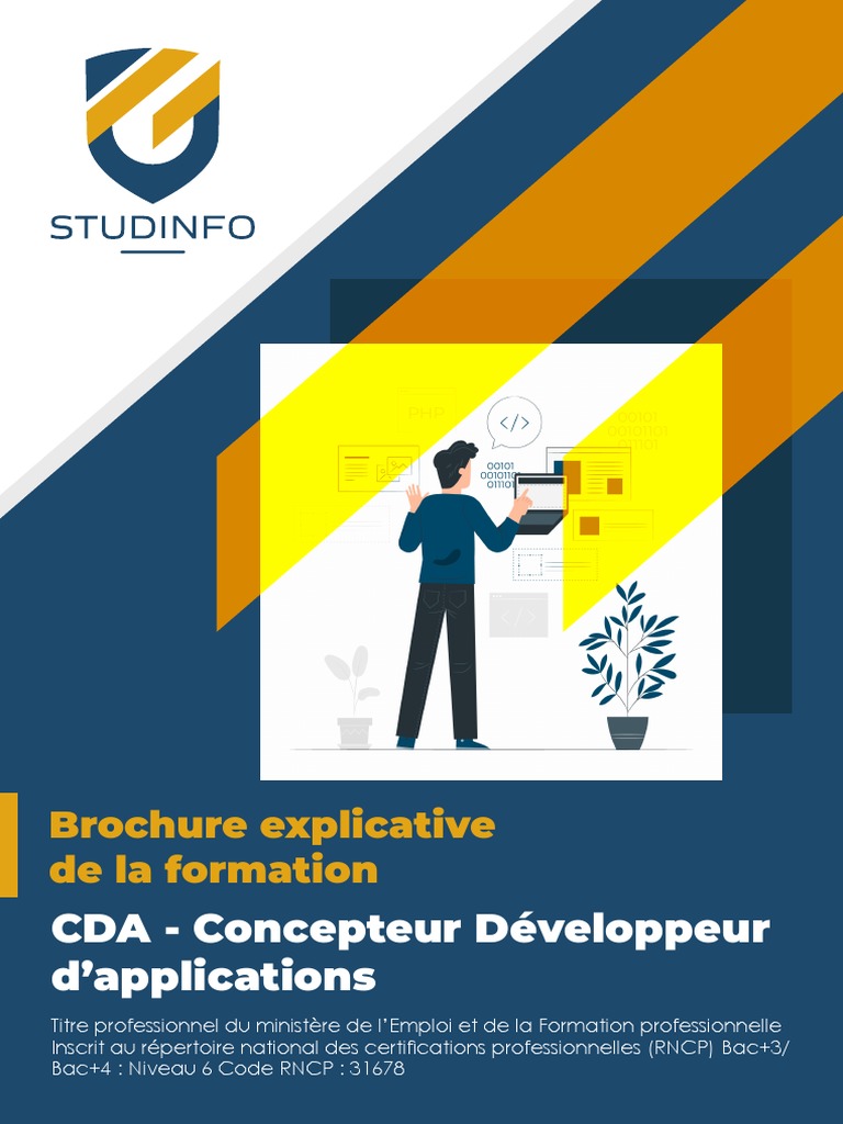 Formation Concepteur Développeur d'Applications (Bac+3) | PDF ...