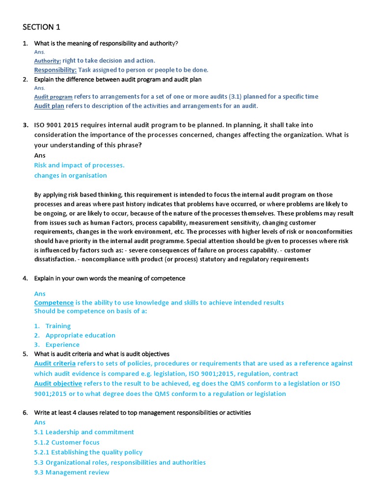 Exam | PDF | Audit | Verification And Validation