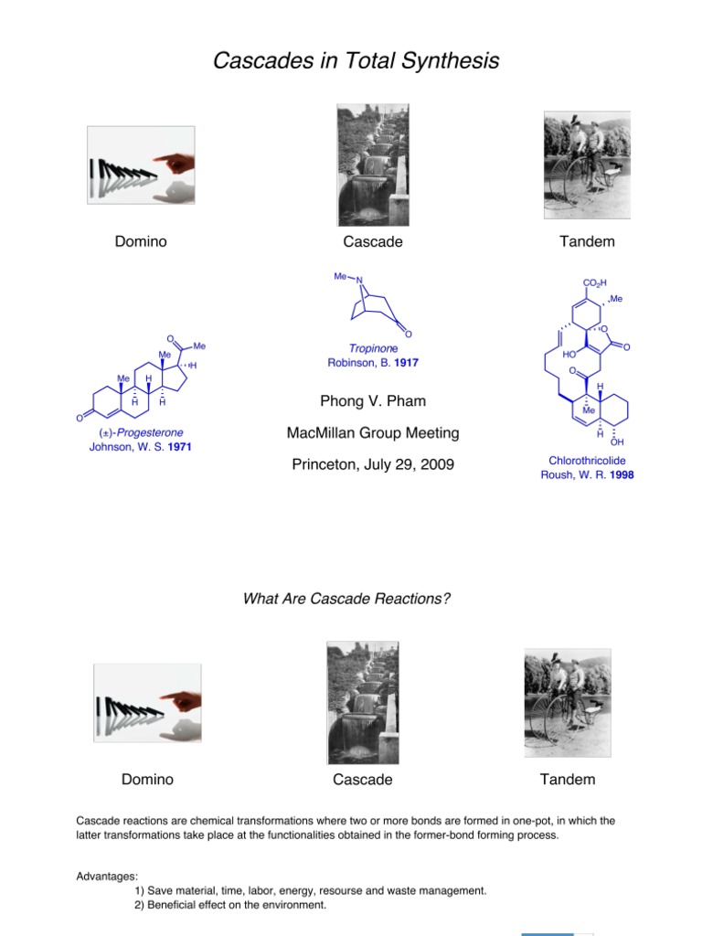 PVP Cascade Synthesis | PDF | Chemistry | Unit Processes