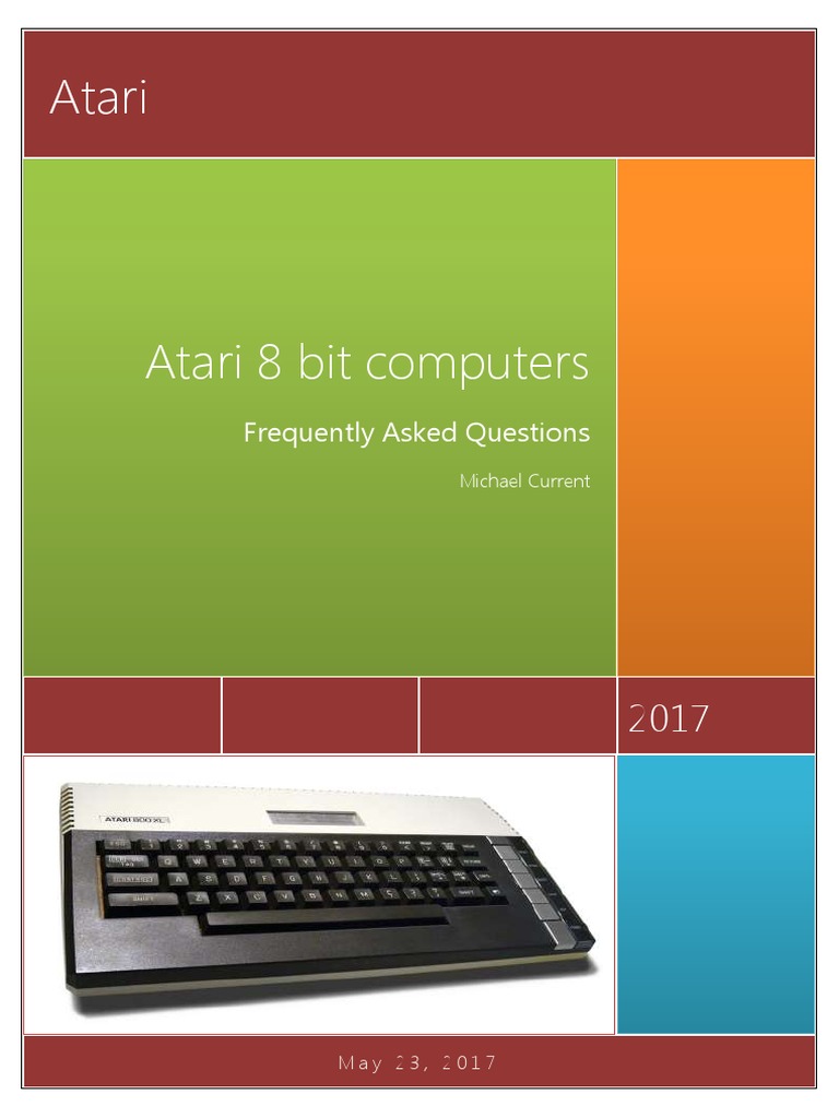 Atari 8-Bit Computer | PDF | Computer Hardware | Computer Architecture