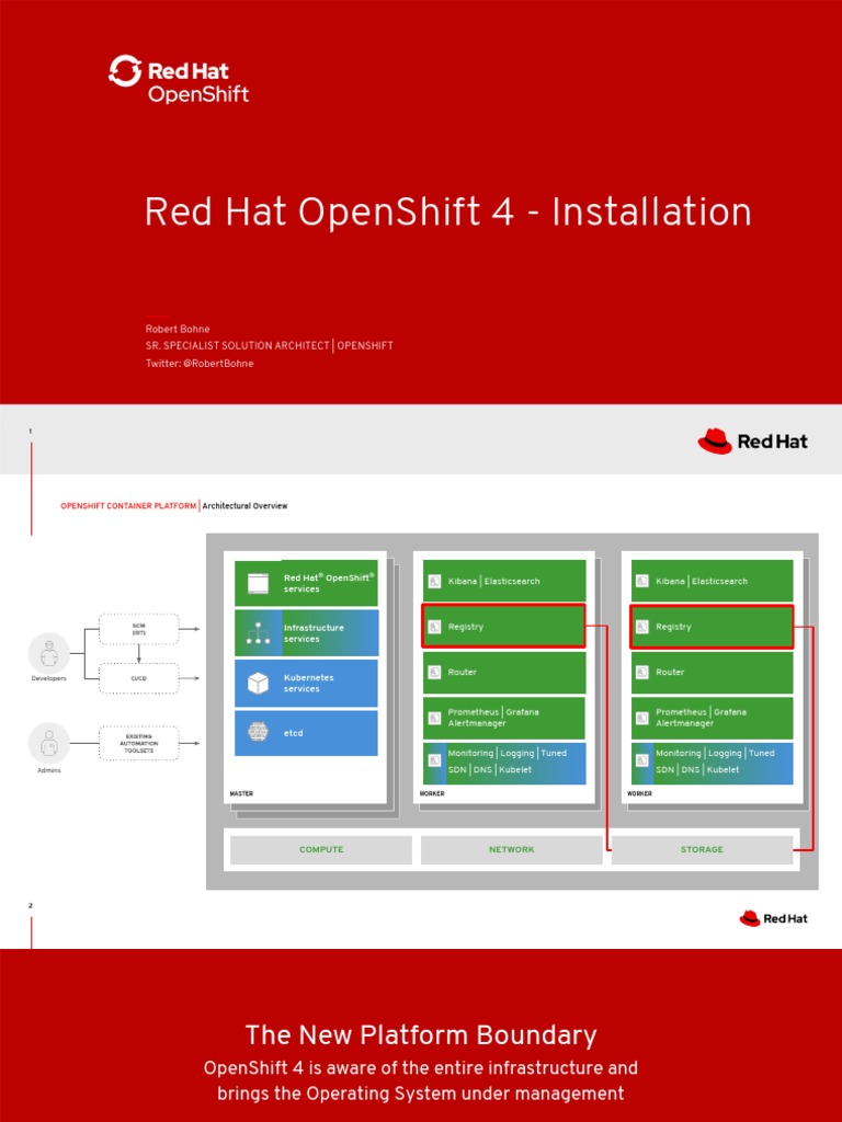 OpenShift Installation Deep Dive Robert Bohne | PDF