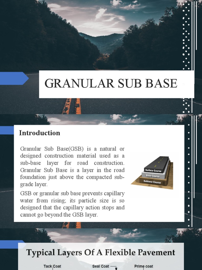 Granular Subbase | PDF | Road Surface | Secondary Sector Of The Economy