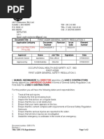 GMR 2 (1) - Appointment | PDF | Finance & Money Management