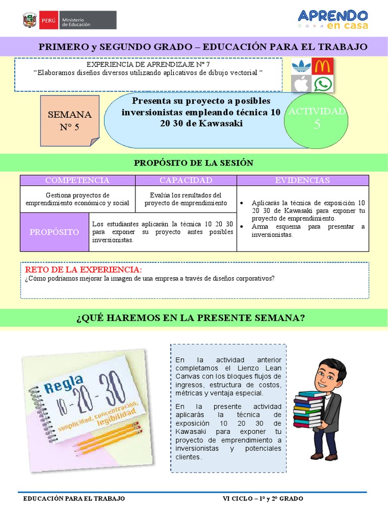 VII EXPERIENCIA DE APRENDIZAJE ACT 5 1 Y 2 GRADO SEM 5 PDF