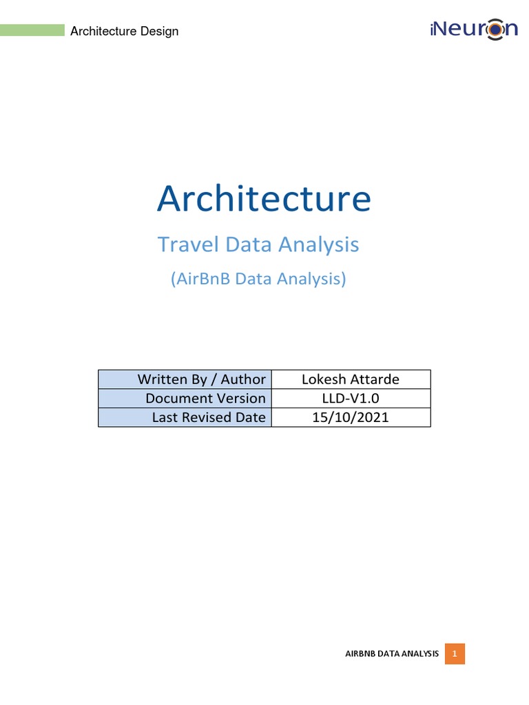 AirBnB Data Analysis - Architecture | PDF