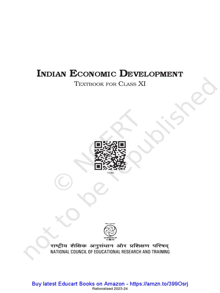 NCERT Class 11 Indian Economics Development Book | PDF | Exports ...