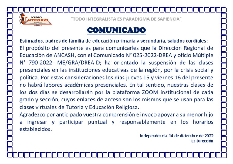 Comunicado PPFF | PDF