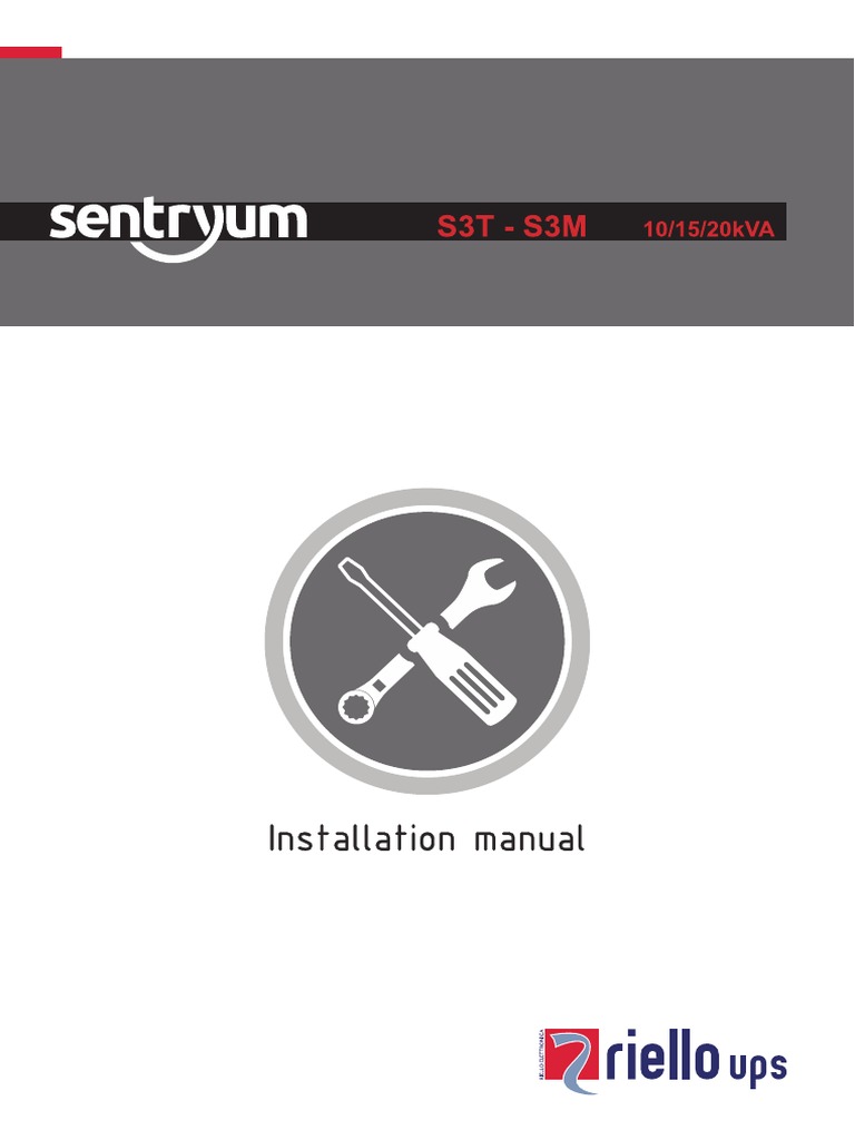 Sentryum UPS Installation Guide | PDF | Power Supply | Power Inverter