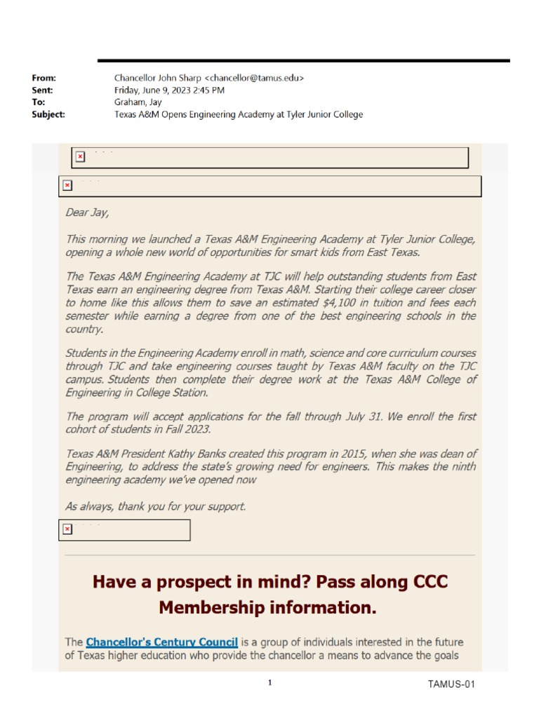 McElroy Documents TAMUS 1 | PDF | Racism | Discrimination & Race Relations