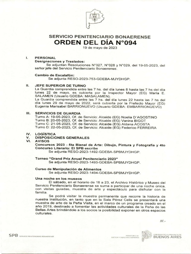 Cambio de Escalafón en SPB para Zapatel | PDF | Buenos Aires ...